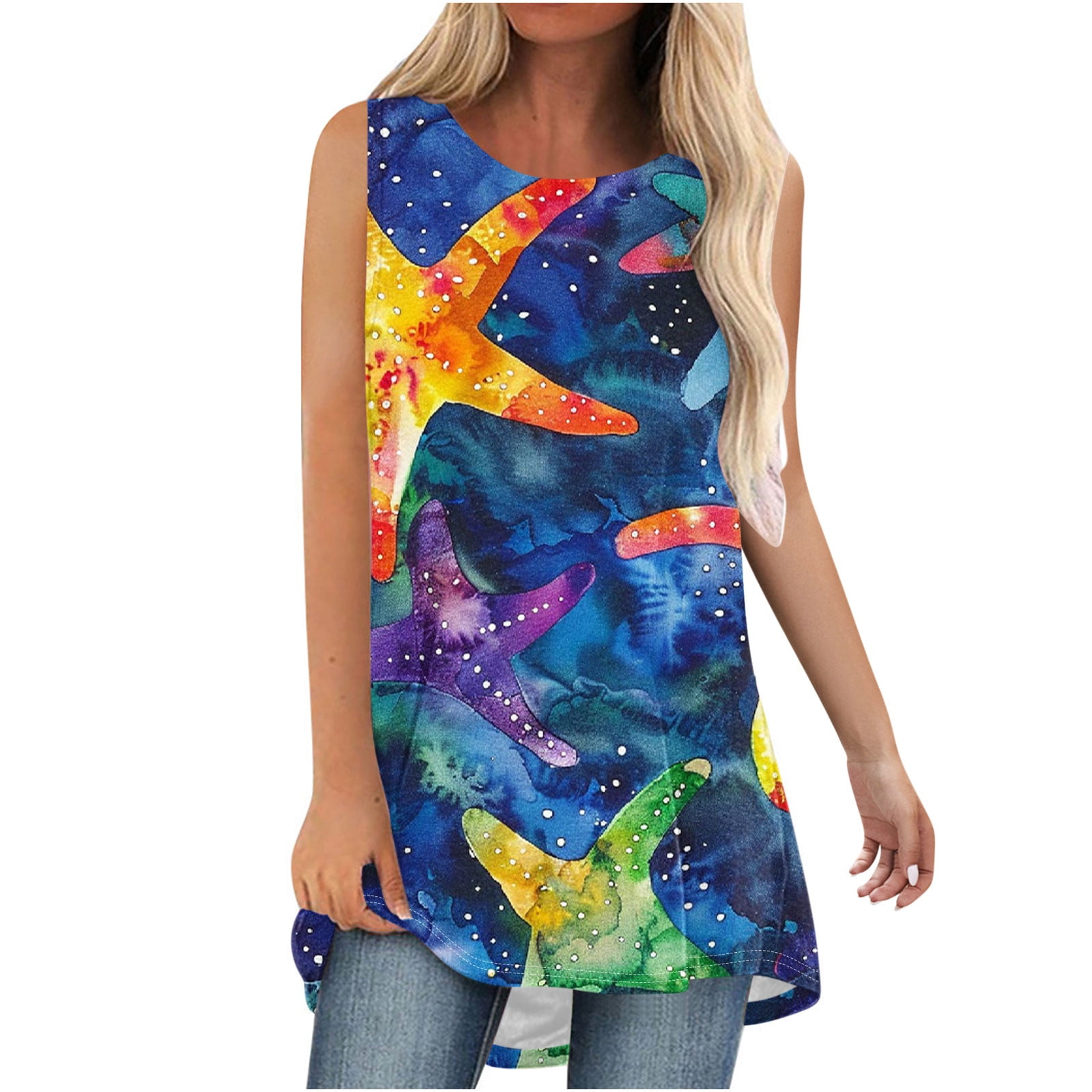 gbyLJF Collared Tank Tops for Women Womens Designer Tops Plain Tank ...