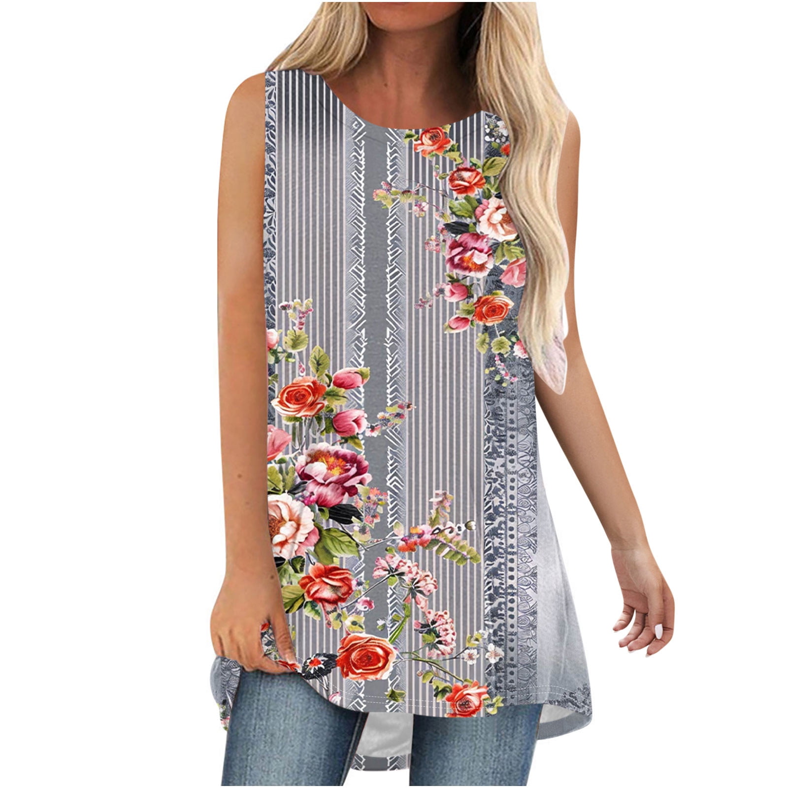 gbyLJF Cut Out Tank Tops for Women Hooded Tank Top Women Womens Summer ...