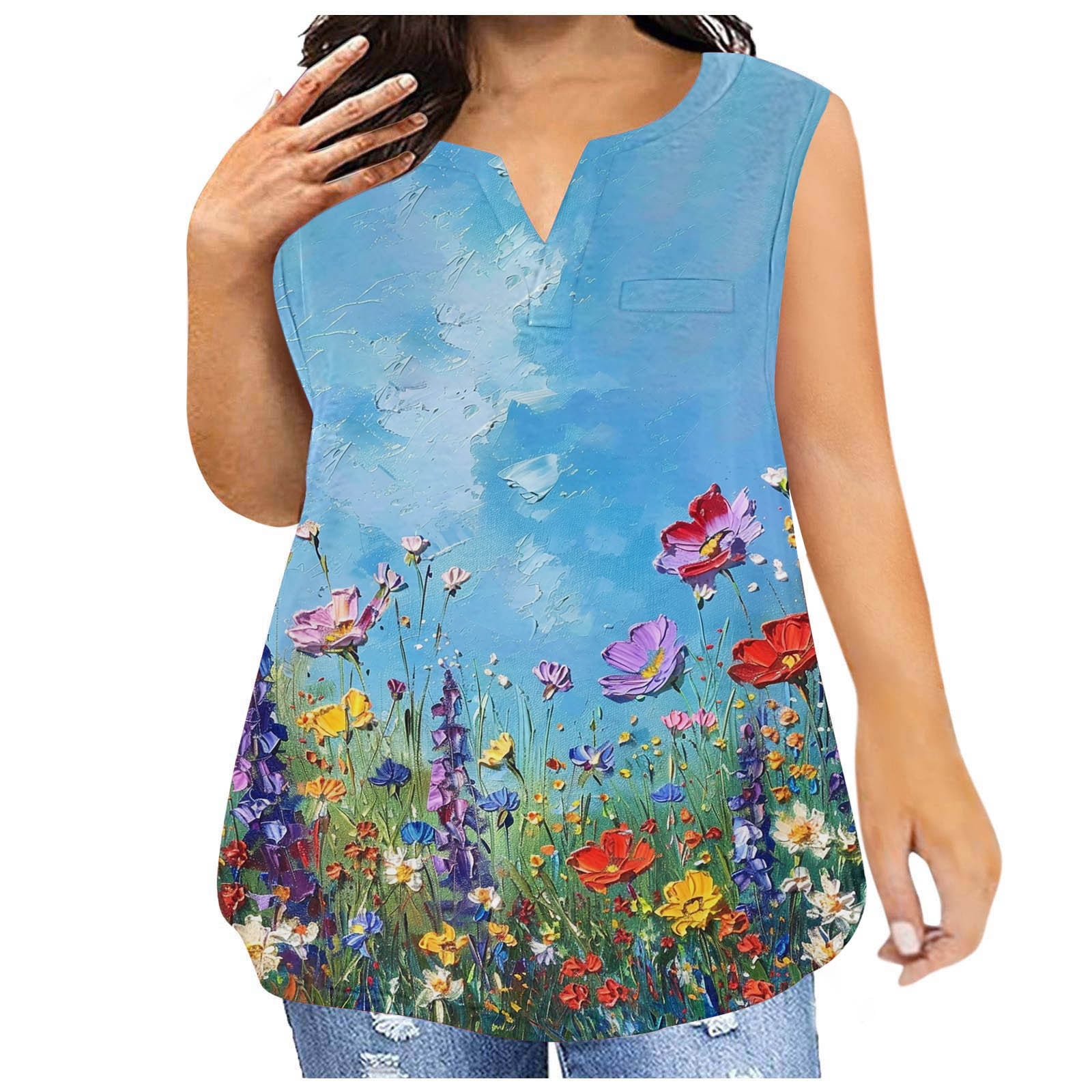 gbyLJF Extra Long Tank Tops for Women Tank Top for Women Dance Tank ...