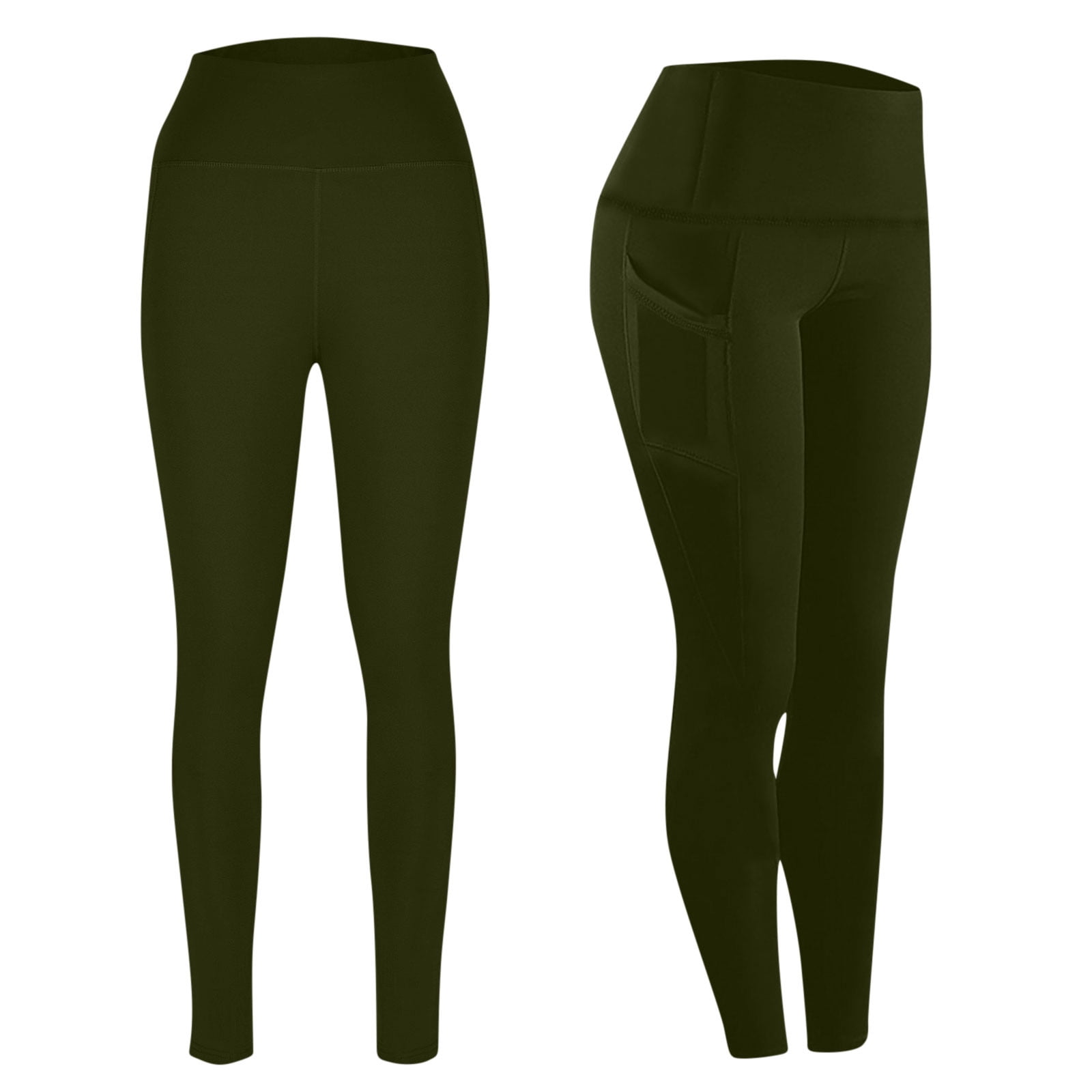 gbyLJF High Waisted Leggings for Women Solid Color Tight Fit Pant ...