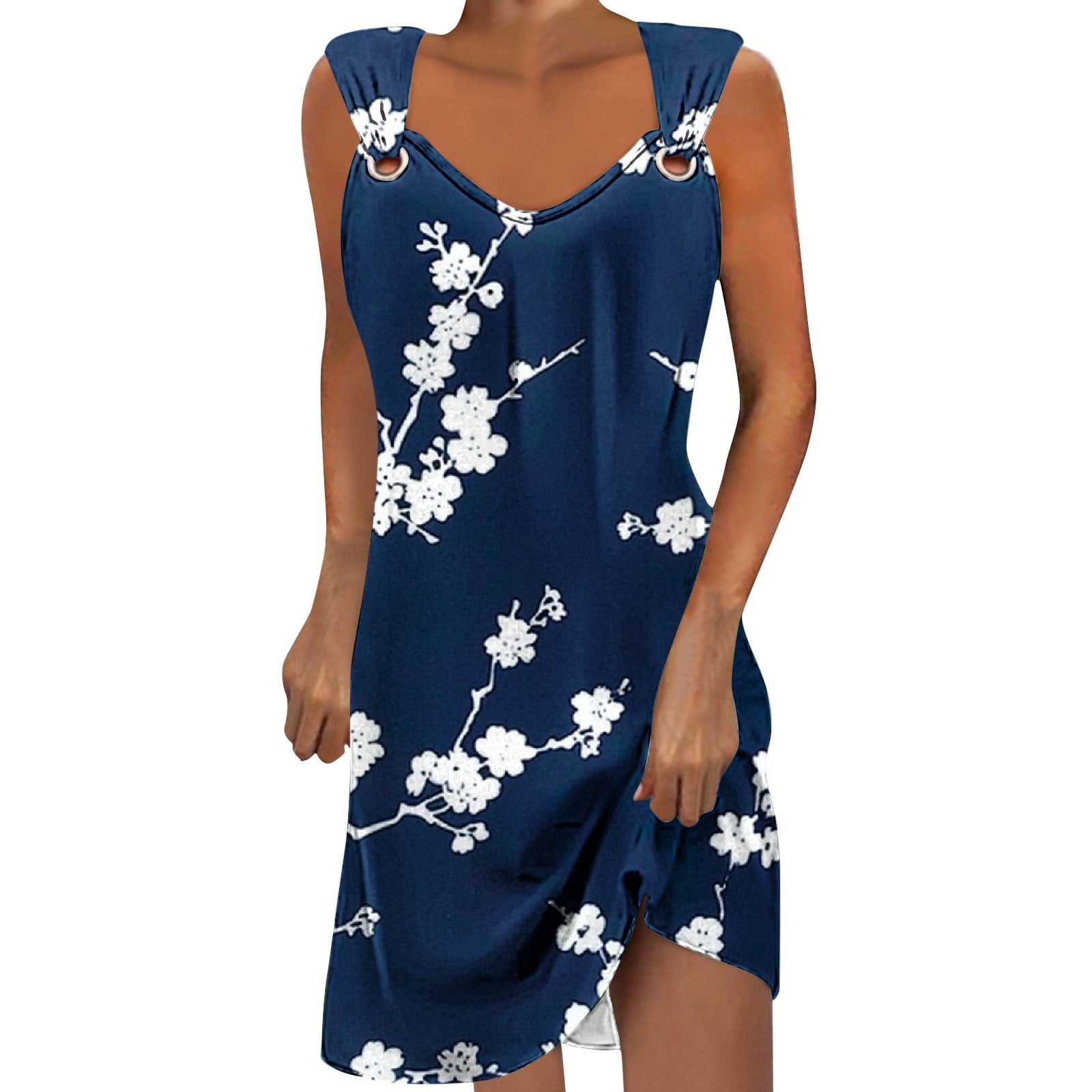 gbyLJF Ruffle Asymmetrical Dress Fringe Wrap Dress Puffer Dress for ...