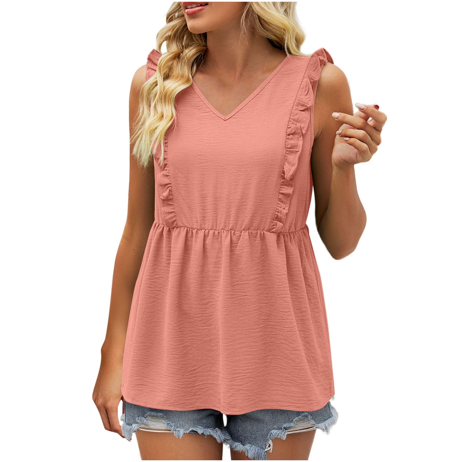 gbyLJF Sleeveless Tanks for Women Backless Crop Tank Top Sleeveless ...