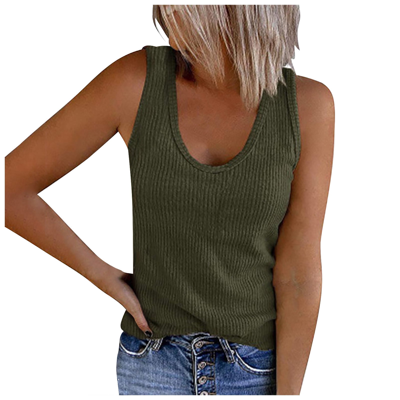 gbyLJF Swing Tank Tops for Women Loose Fit Cotton Tops Women's Tank ...