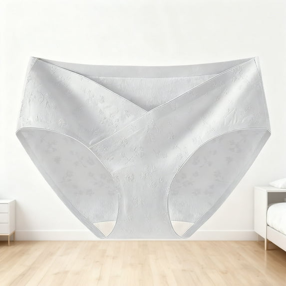 gbyLJF Womens Underwear Solid Color Seamless Panties Soft Stretch ...