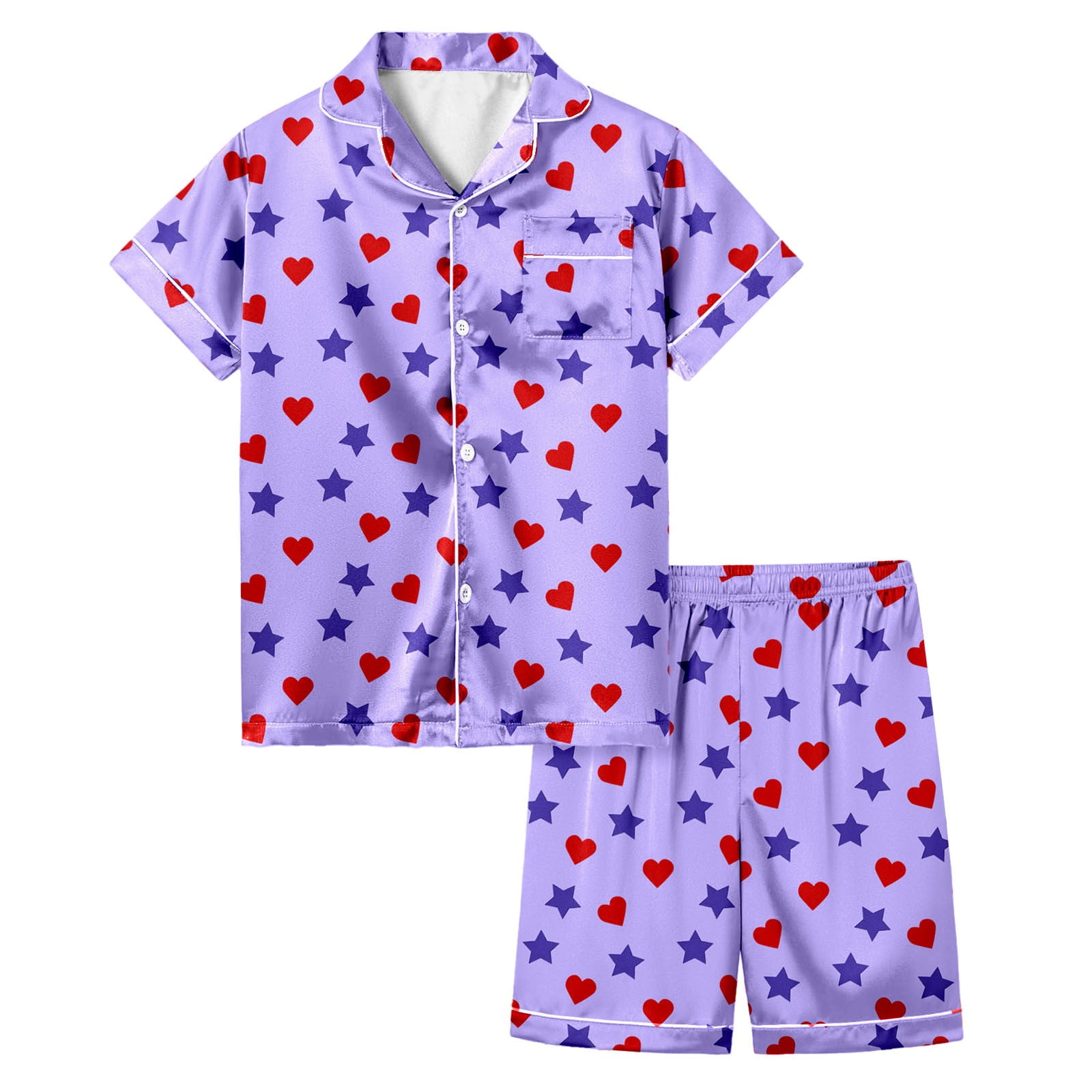 gcong Summer Outfits for Girls Size 10 Bow Short Sleeved Sports Suit ...