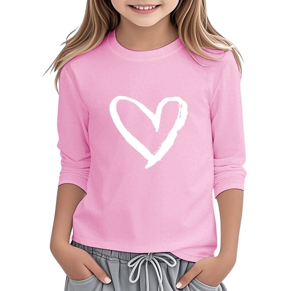 gcong Toddler Girl Shirts 2t Short-Sleeve T-Shirt Crew Neck, Girl Tees ...