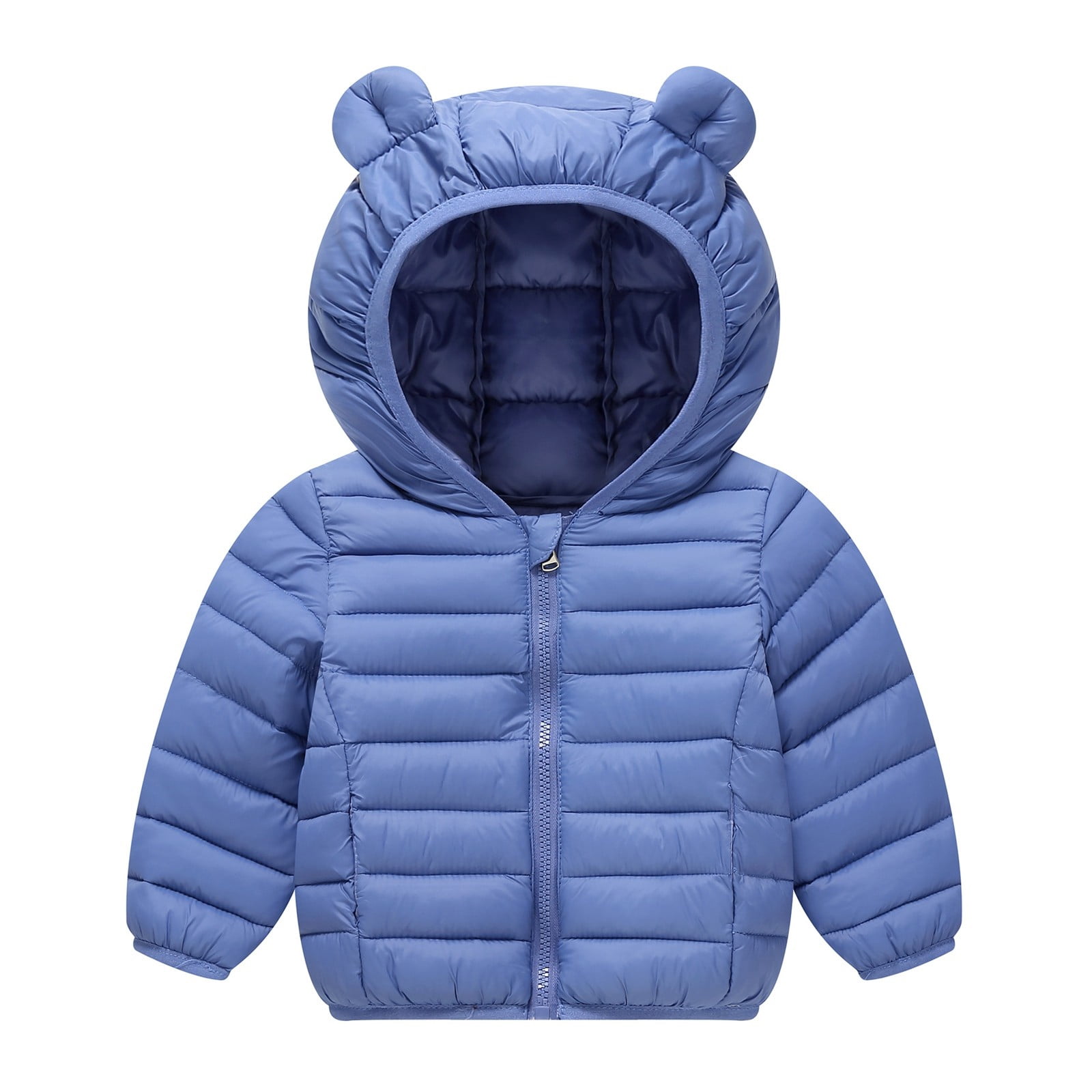 gcong Toddler Puffer Jacket Boys Girls Winter Coats Kids Bear Hoods ...