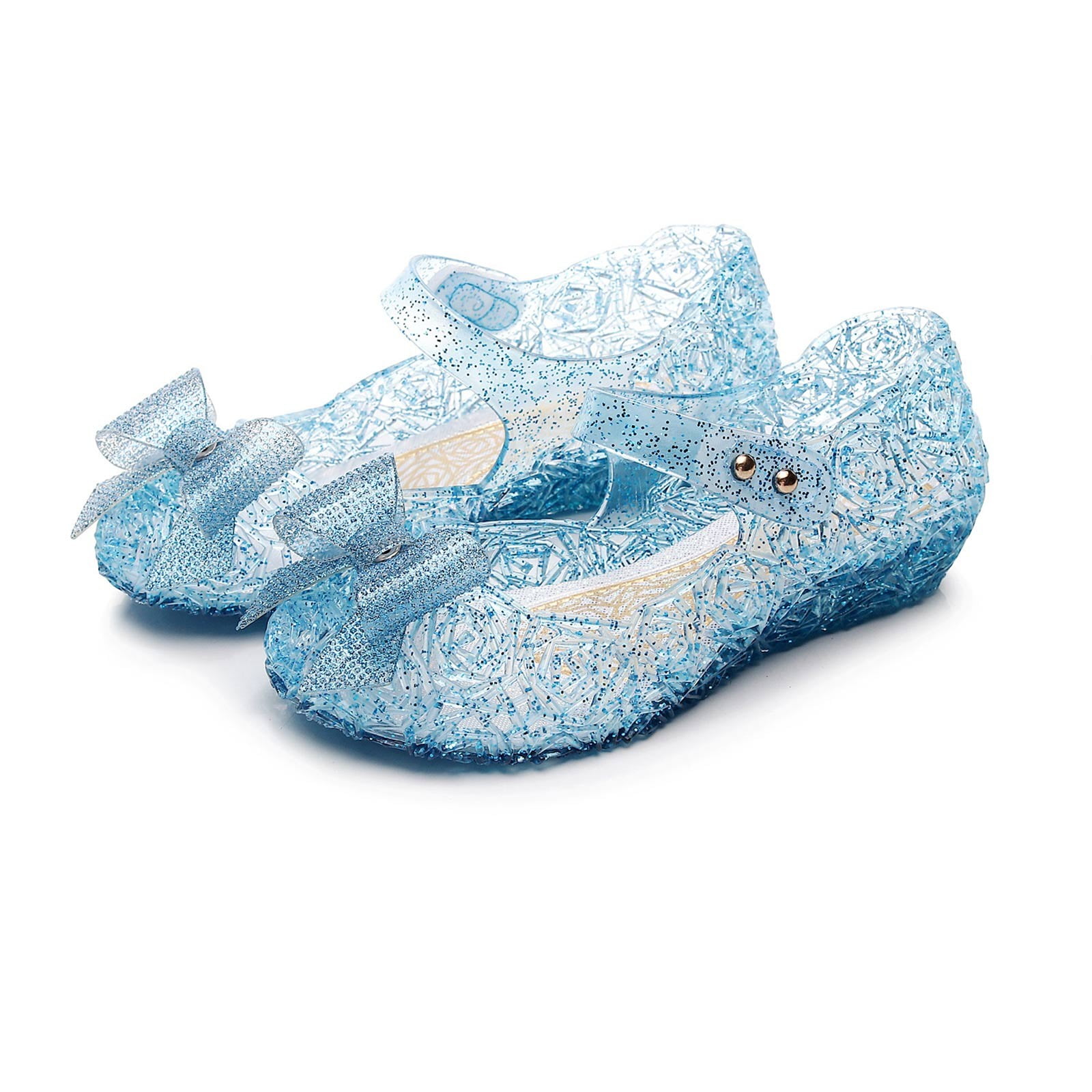 gdxvjhbj Jelly Sandals for Girls,Closed Toe Princess Summer Dress Shoes ...