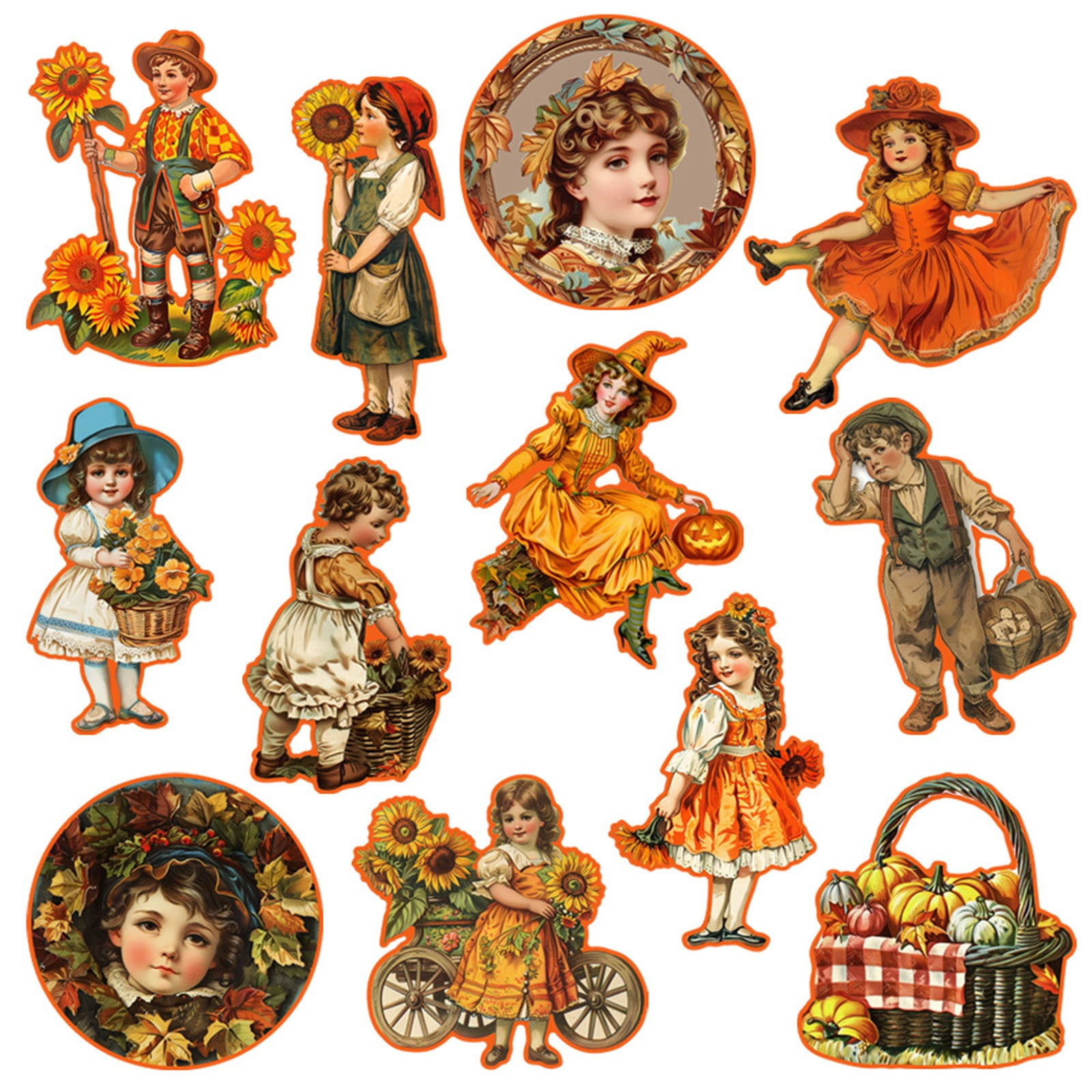 geerera 12-Pack Soft Fridge Magnets Set, Fall & Holiday Designs with ...