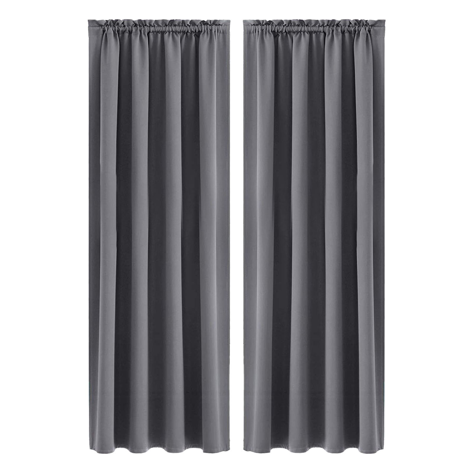geerera 2-Pack Thermal Insulated Curtains - Energy Saving Solid Color ...