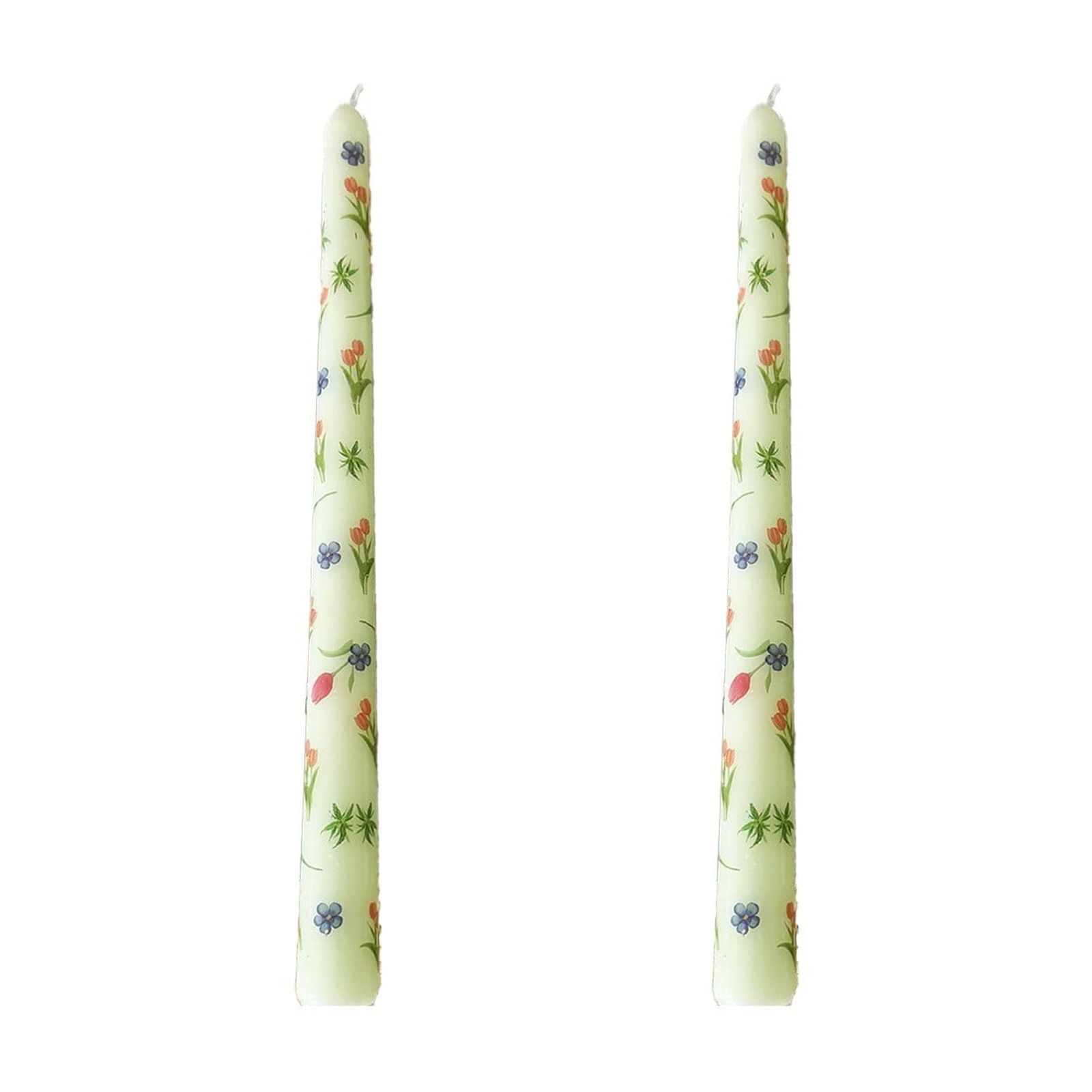 geerera 2 Pcs Handmade Candles, Long Candle Sticks,Taper Candles ...