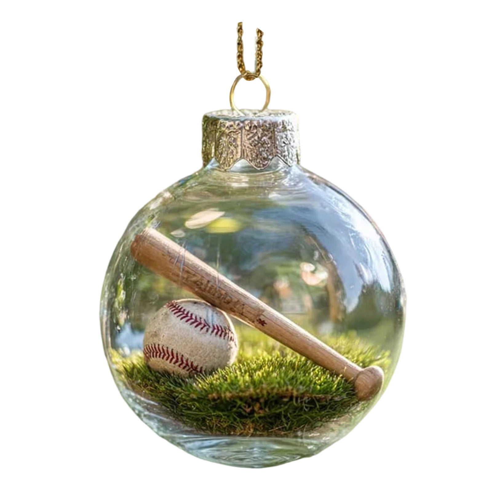 geerera 3D Crystal Baseball Ornament, Sports Theme Christmas Decoration ...