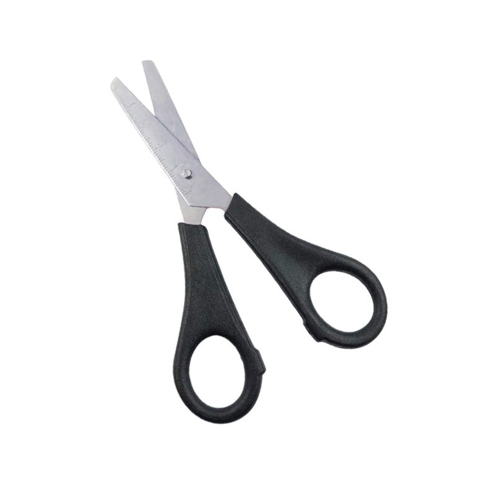 geerera 5-Inch Safety Scissors with Ruler Marks, Blunt-Tip Office/Art ...