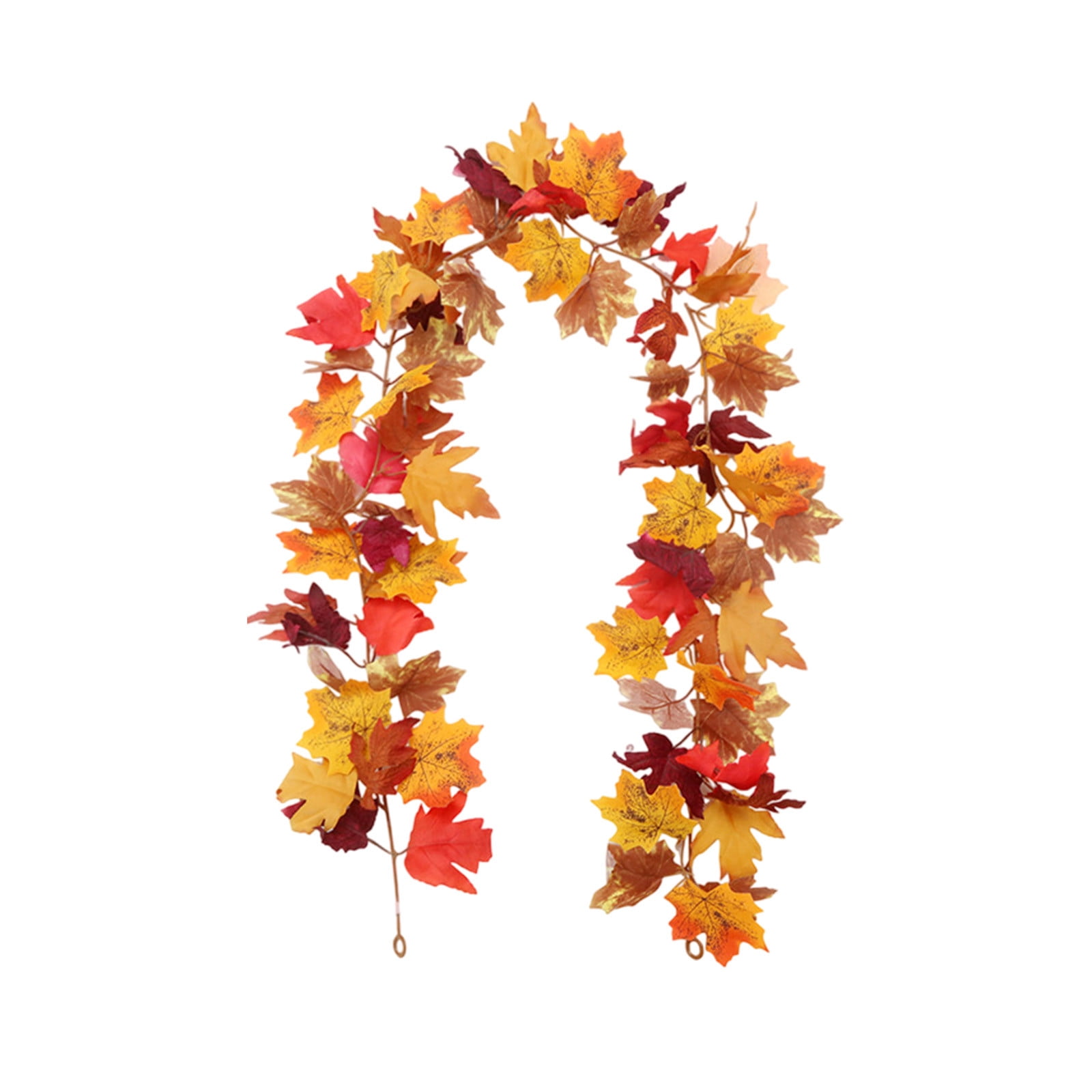geerera 69 Inch Fall Maple Leaf Garland, Autumn Leaf Garland ...