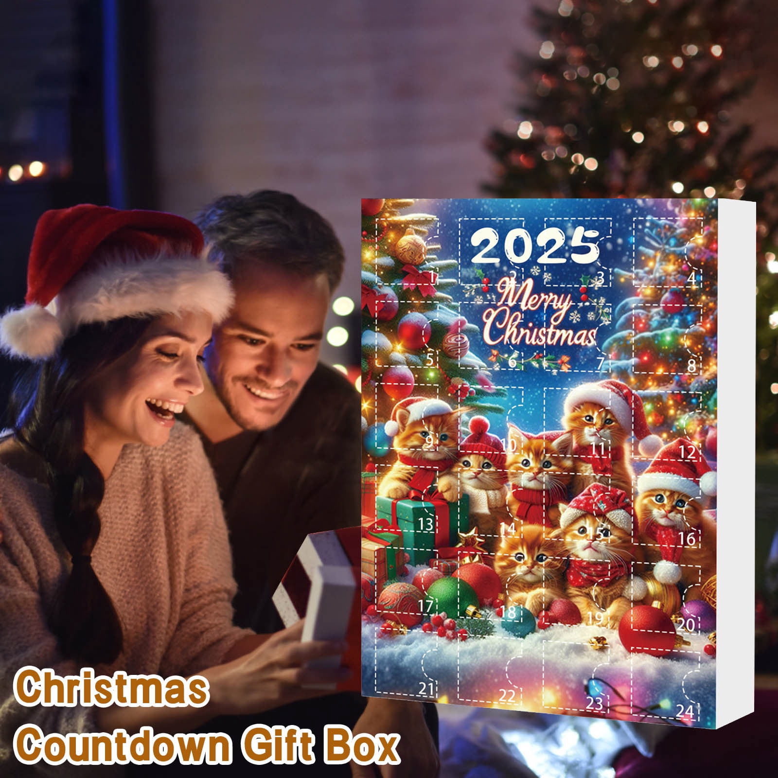geerera Advent Calendar 2025,Christmas Advent Calendar, Cute Pandas ...
