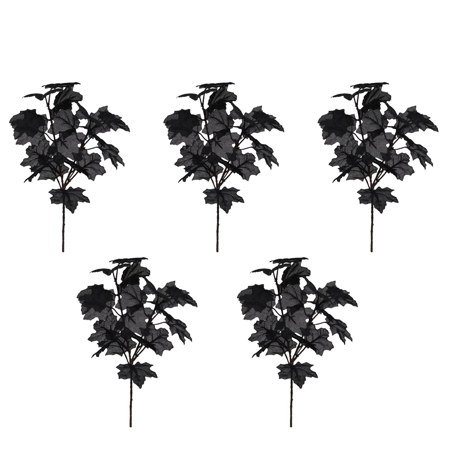 geerera Artificial Maple Leaf Stems, 5-Pack 13.4" Faux Fall Branches ...