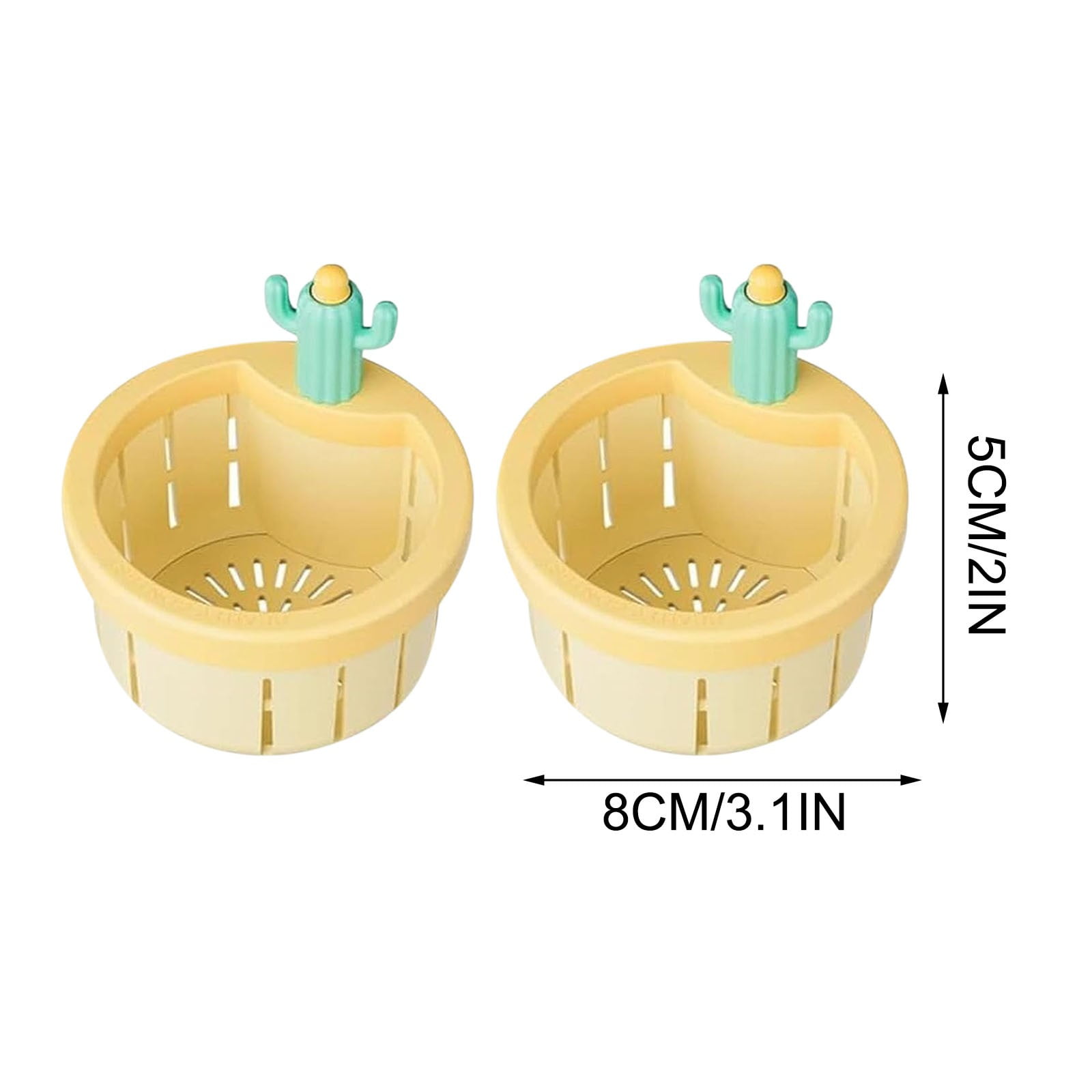 geerera Cactus Kitchen Sink Strainer, Press Self-Cleaning Drain Basket ...