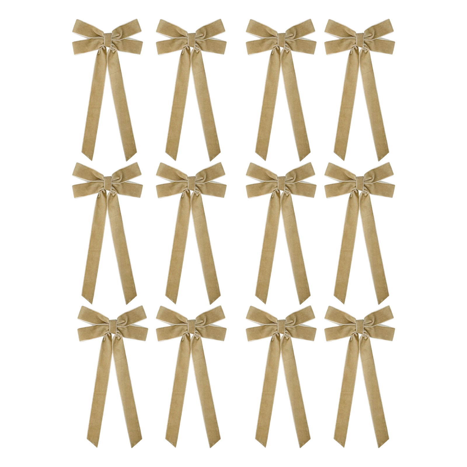 geerera Christmas Bow Set, 12-Pack Small Decor Bows, for Gift Wrapping ...