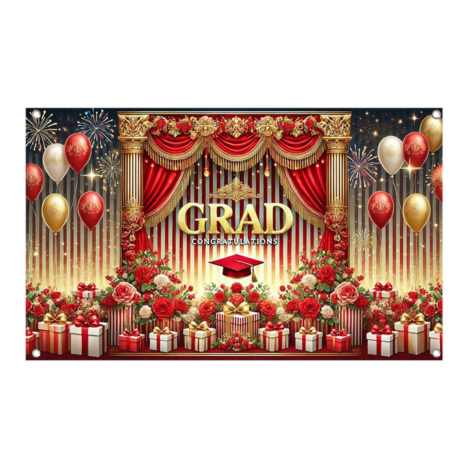 geerera Class of 2025 Grad Backdrop Banner Graduation Decorations ...