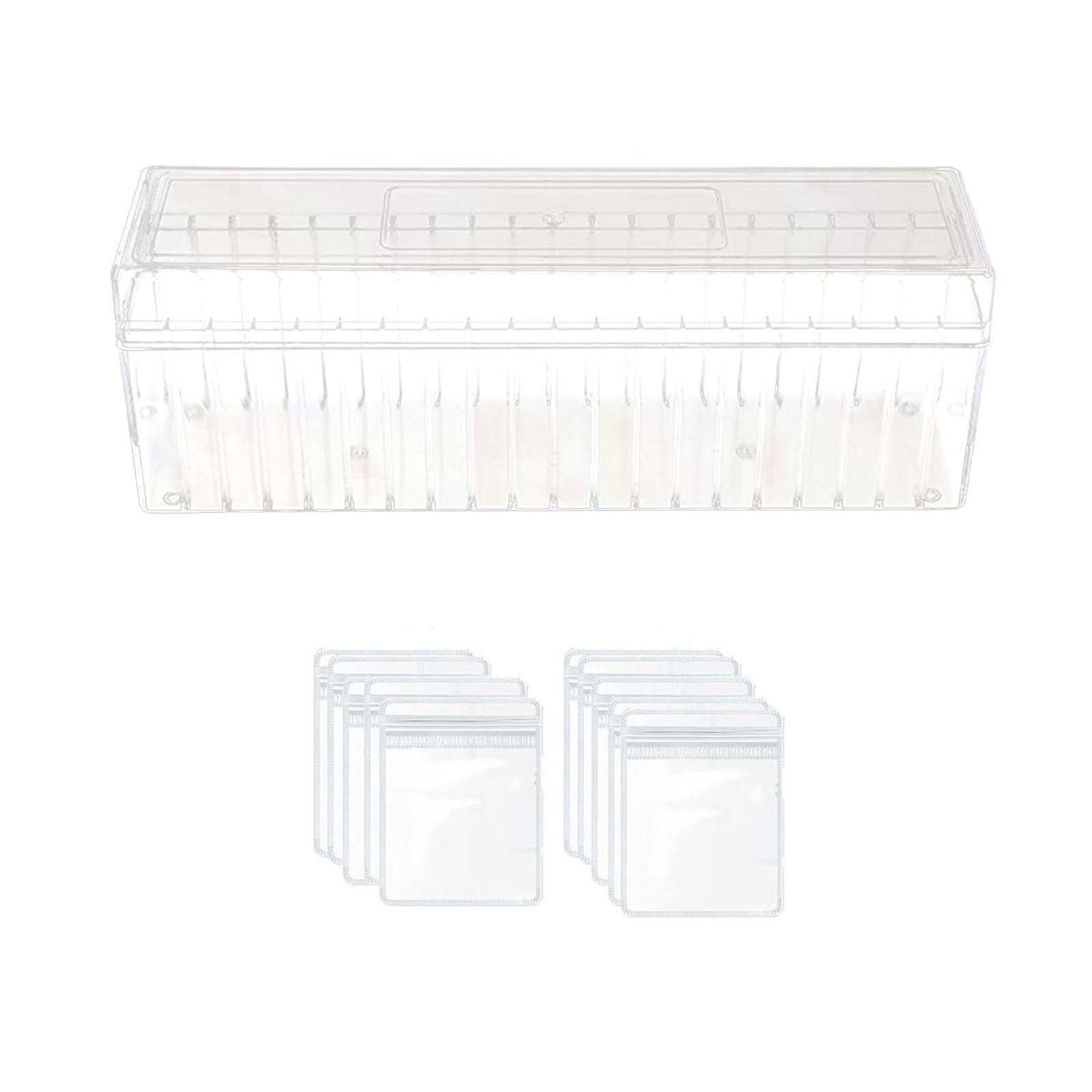 geerera Clear Acrylic Jewelry Box Organizer - Multi-Compartment Display ...