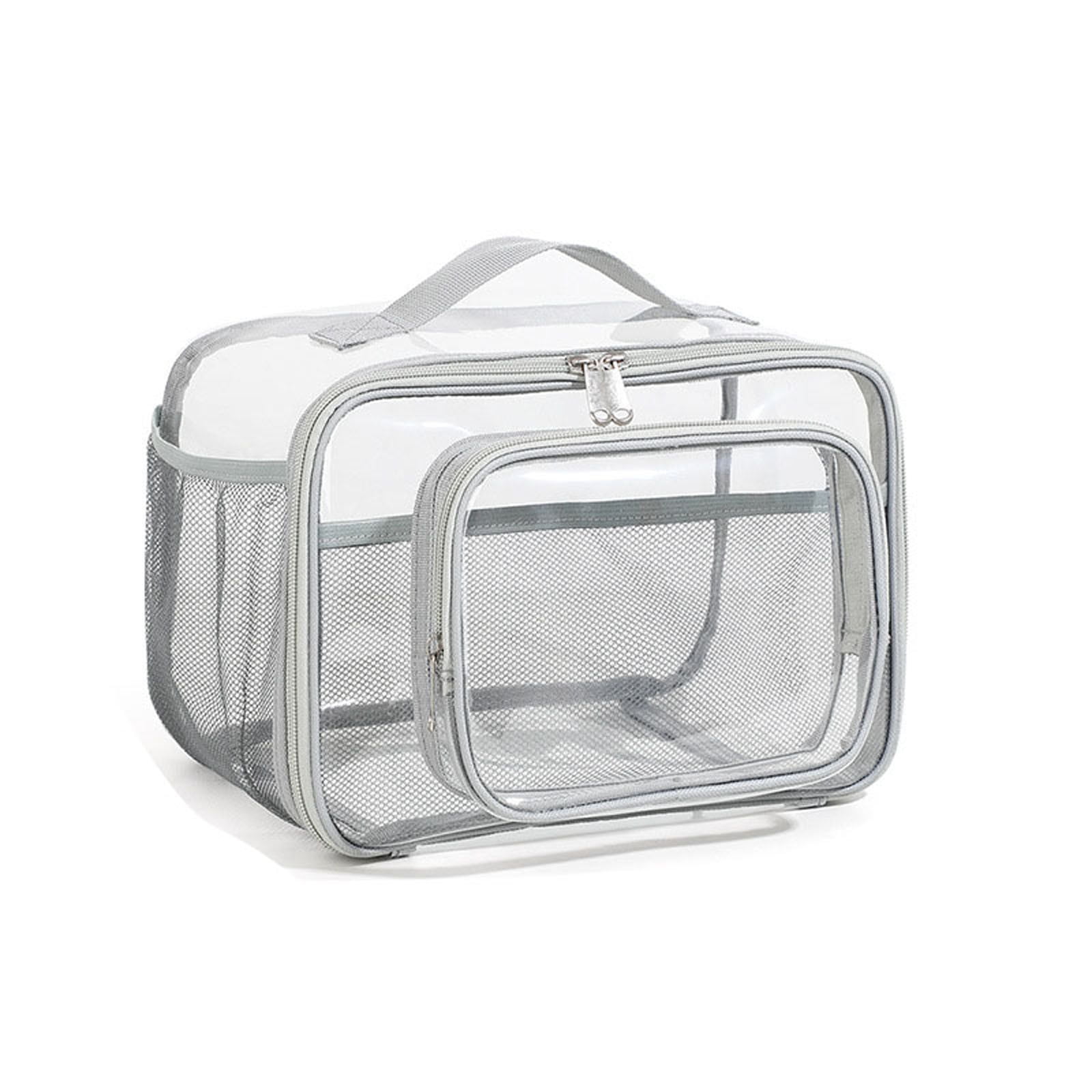 geerera Clear Insulated Lunch Bag for Adults, Large Thermal Reusable ...