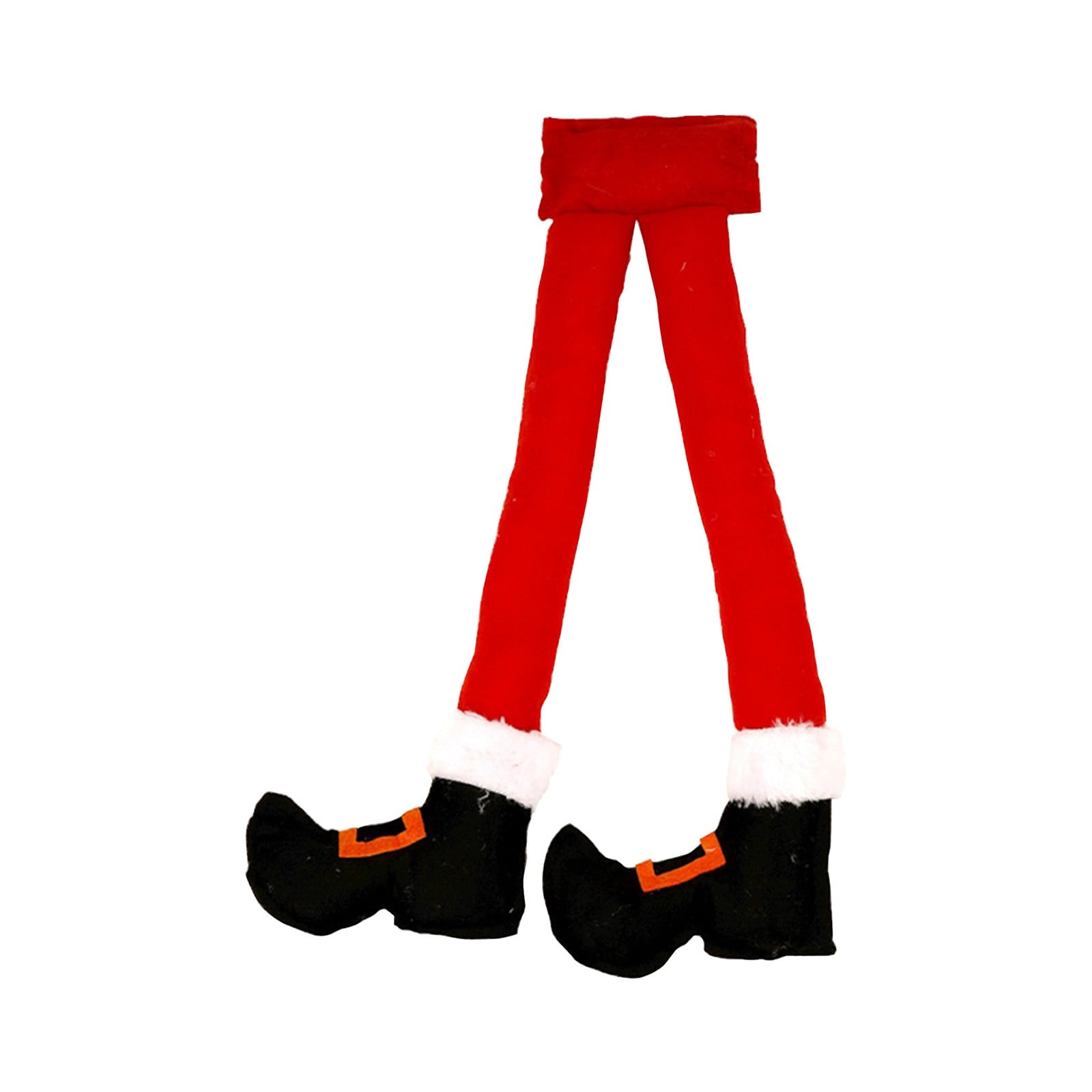 geerera Cute Cotton Santa Leg Elves Feet Hanging Ornaments, Christmas ...