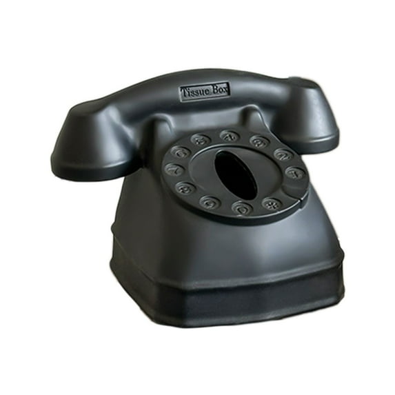 geerera Decorative Tissue Box, Nostalgic Phone Design Storage Box ...