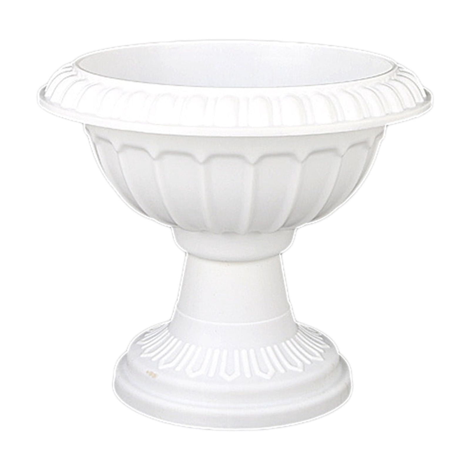 geerera European Roman Pot Plastic Flower Pot White Traditional Plant ...