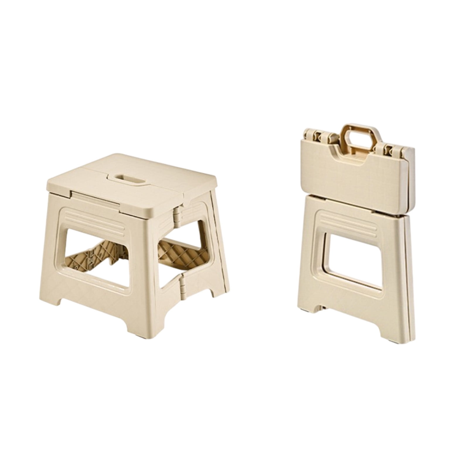 geerera Folding Lightweight Step Stool, Sturdy, Safe, Opens Easy with ...