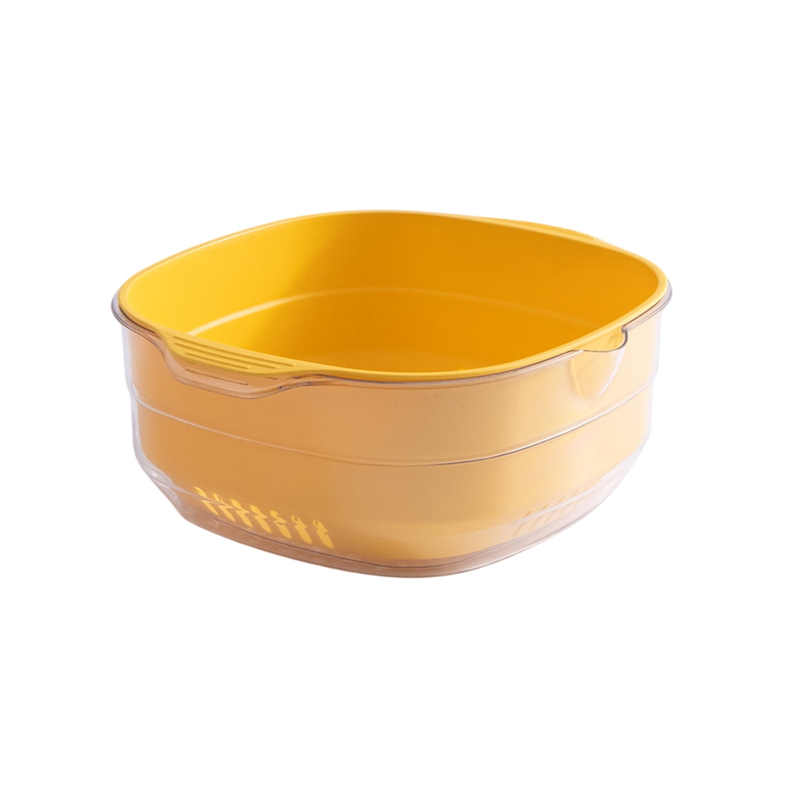 geerera Food Grade Large Double Drainage Basket Plastic Sink Filter ...