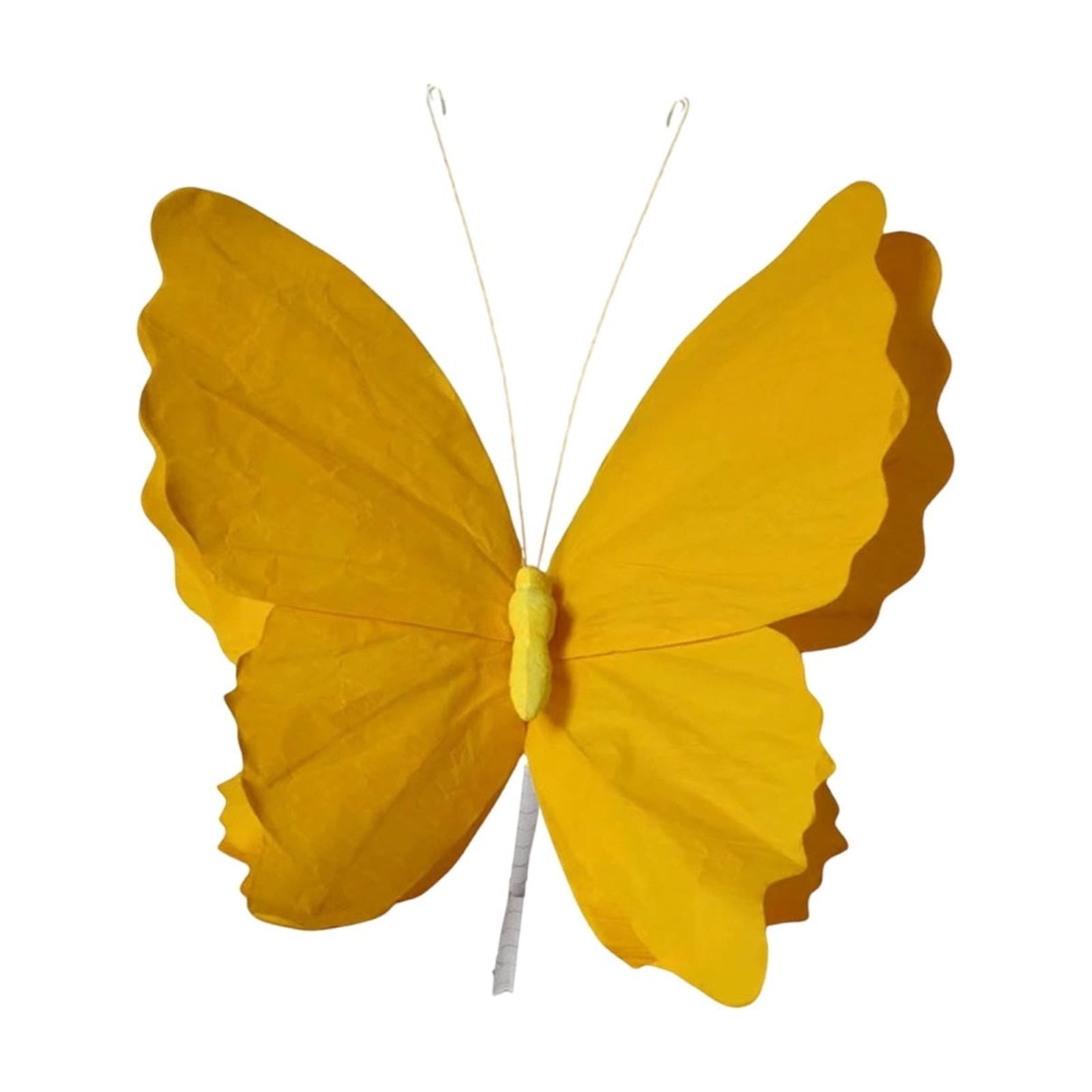 geerera Giant Silk Butterfly Decoration, Gauze Mesh Fake Butterfly ...