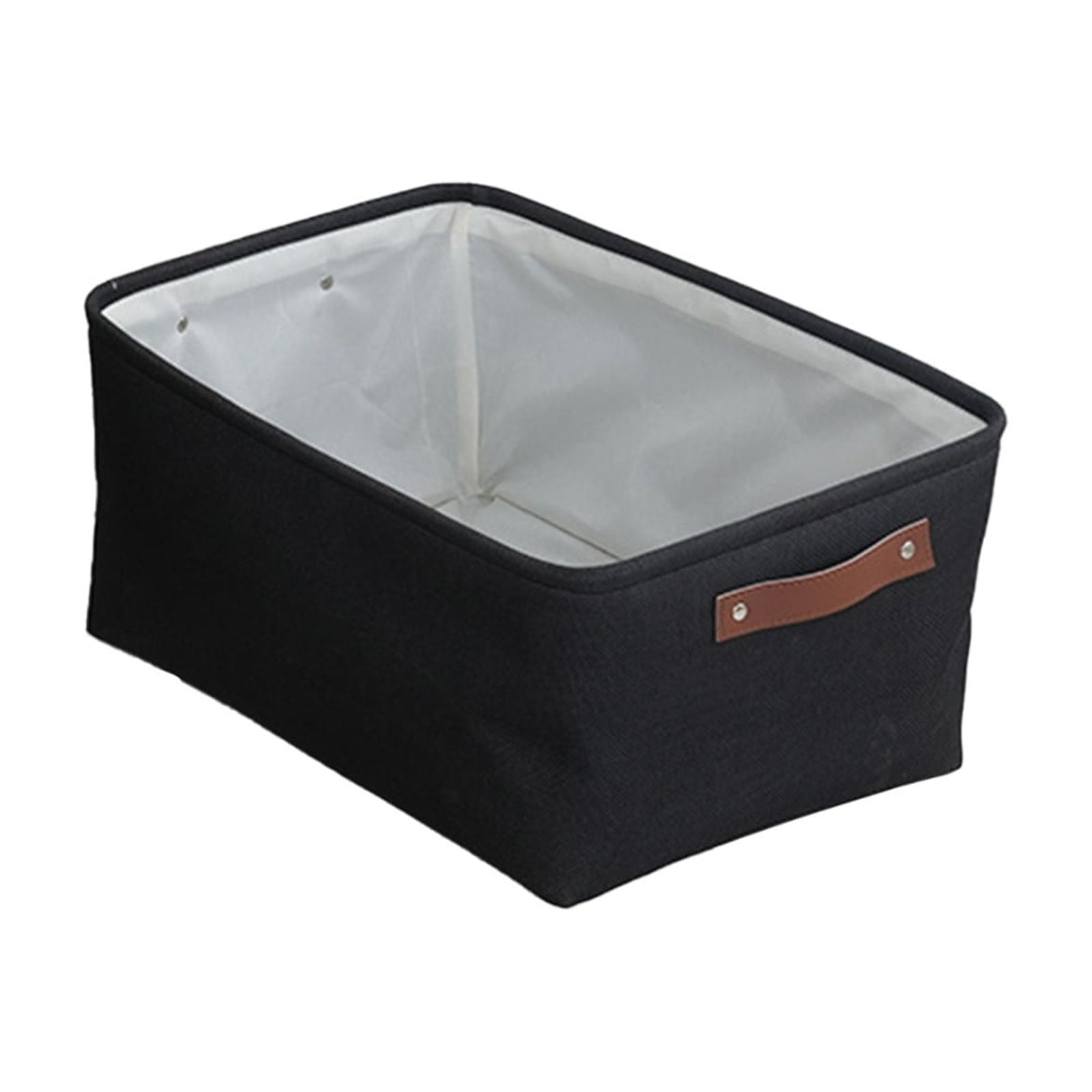 geerera Non-Woven Storage Box with Handles, Foldable Fabric Organizer ...