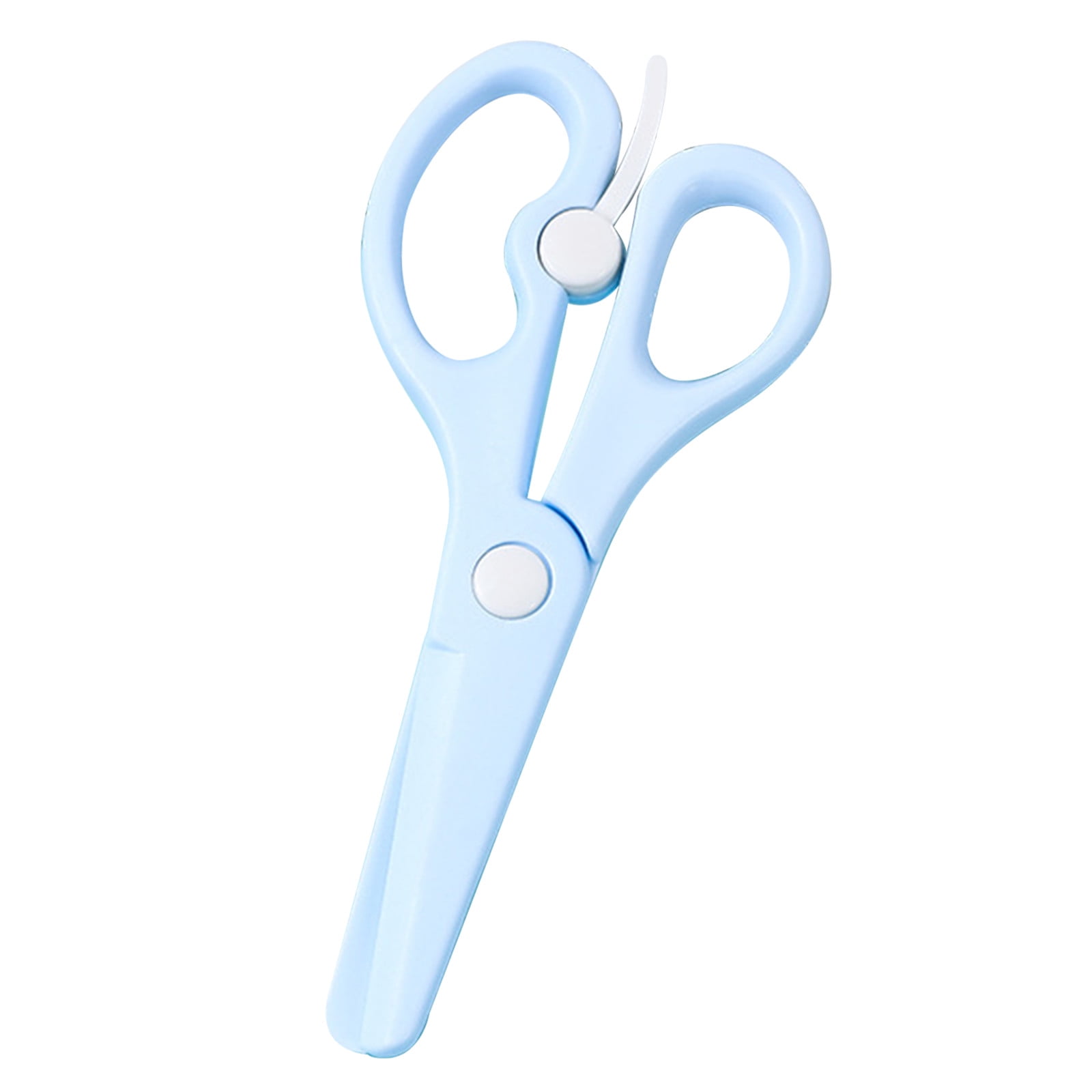 geerera Safety Scissors, Plastic Anti-Pinch Scissors, Blunt Tip ...