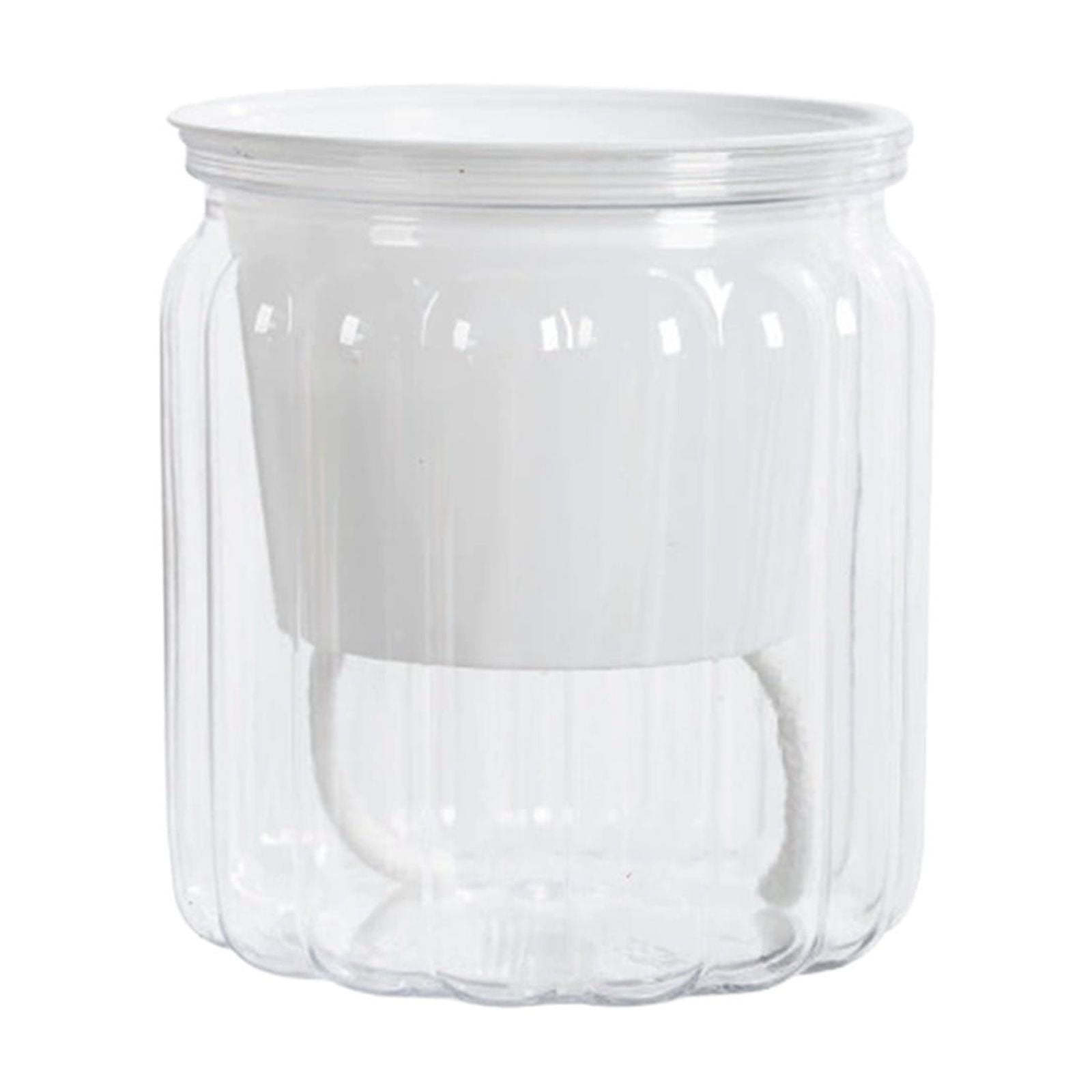 geerera Self Watering Planters, Transparent Flower Pots for Indoor ...