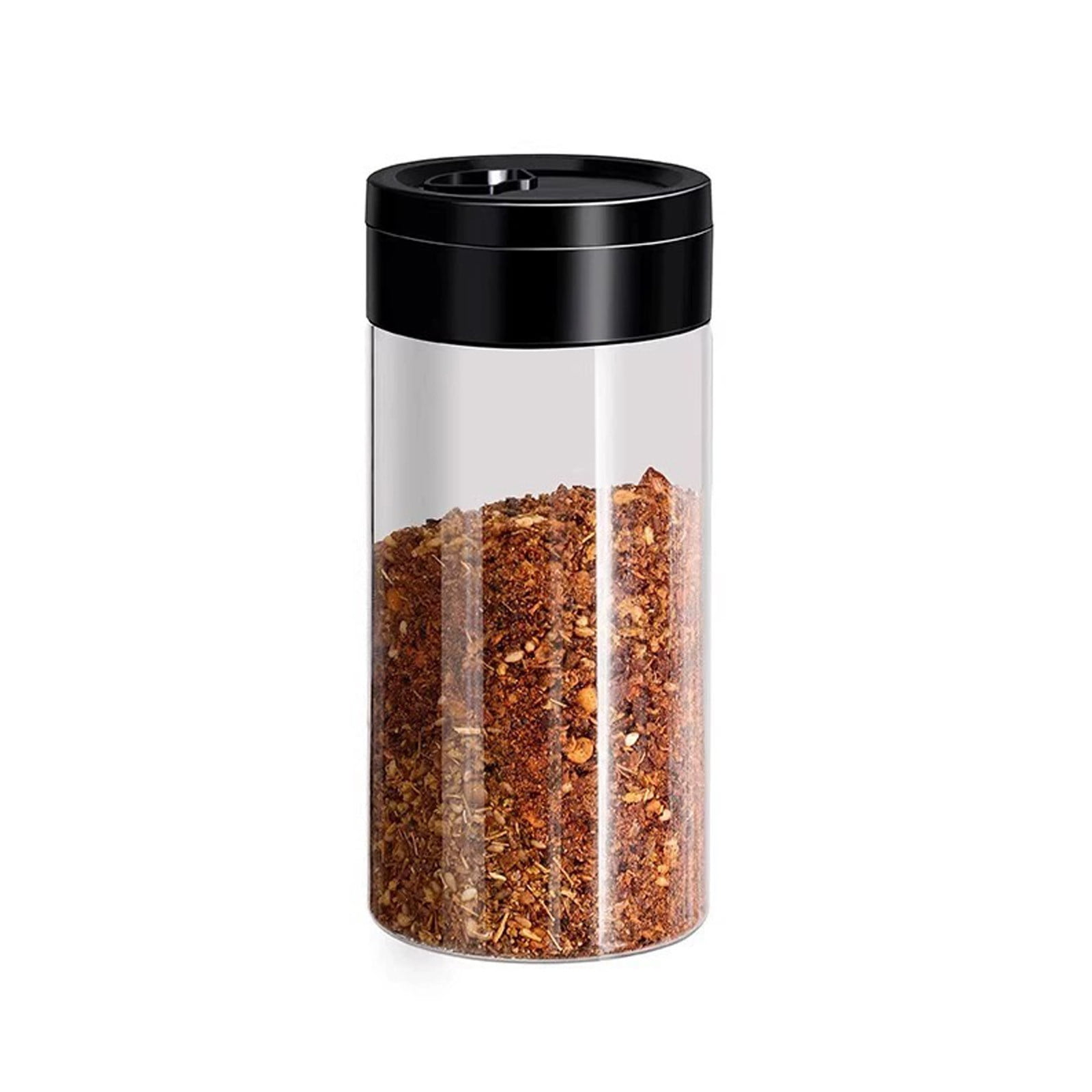 JeashCHAT Spice Jars with Shaker Lids, Plastic Empty Seasoning ...