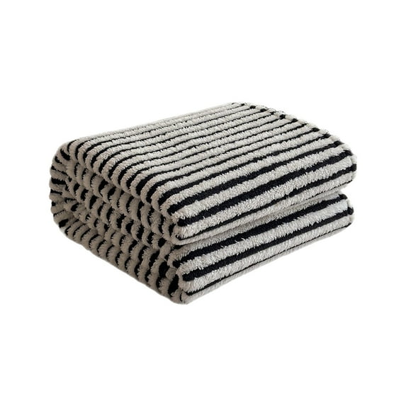 geerera Striped Throw Blanket, Super Soft Flannel Cozy Blankets for Adults, Washable Lightweight ...