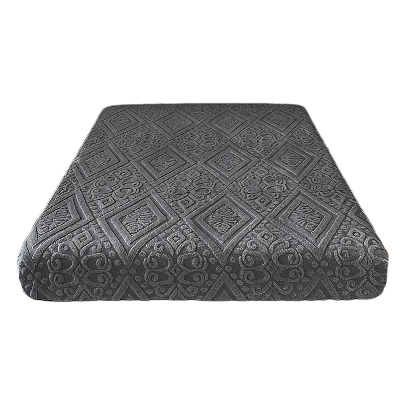 geerera Taffeta Velvet Jacquard Twin Fitted Sheet, Mattress Protector ...