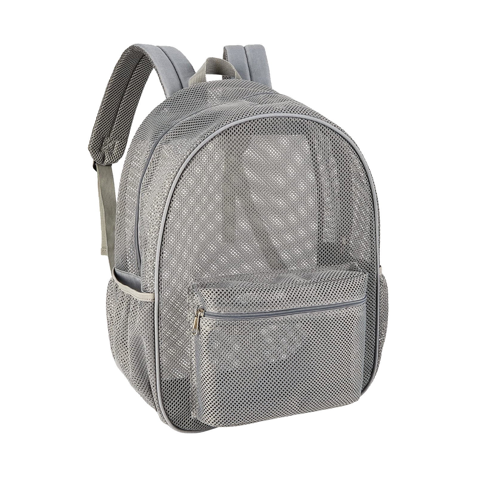 geerera Transparent Mesh Backpack, Beach Bag, Extra Large Pool Mesh ...