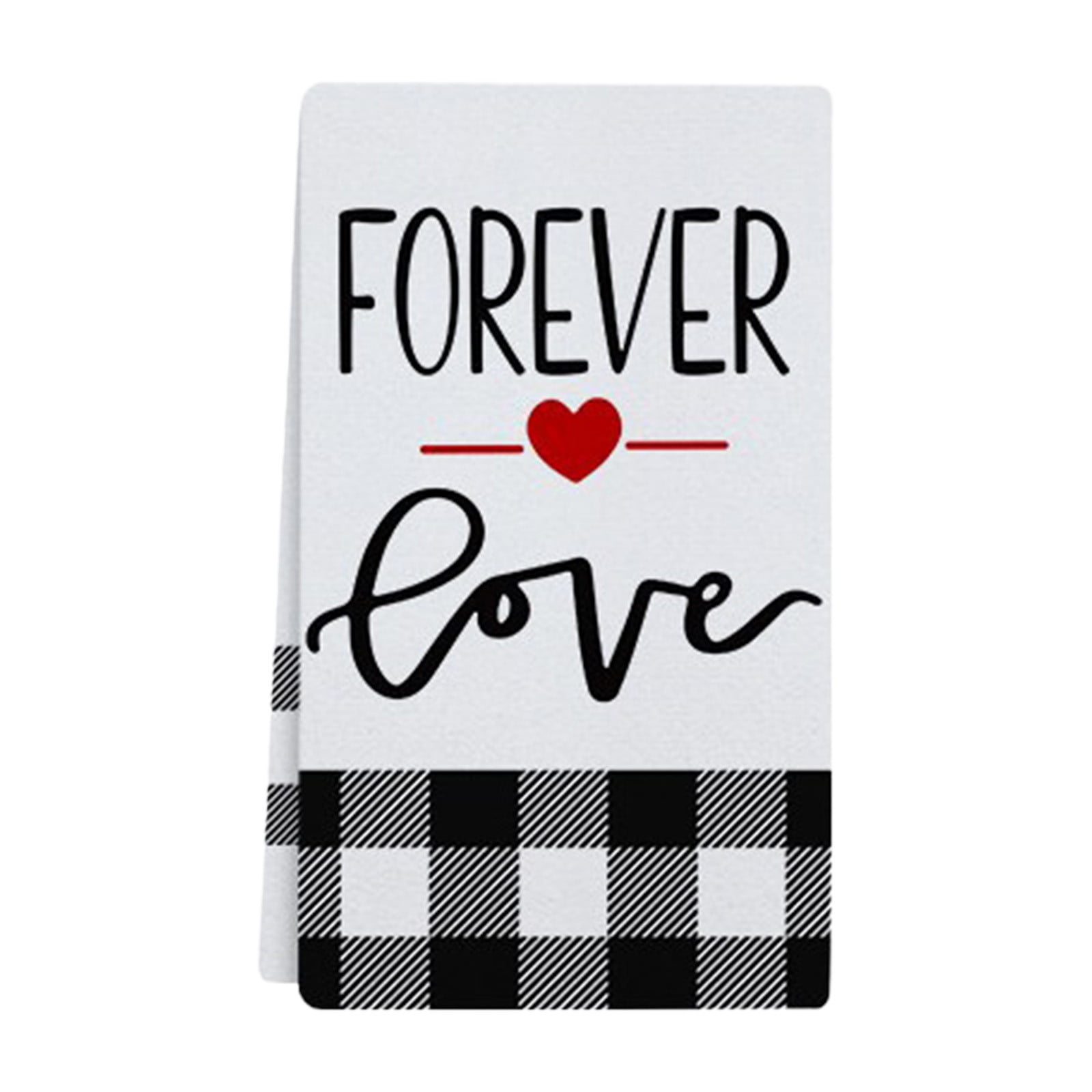 geerera Valentine's Day Kitchen Towel, 23.6" x 15.8" Drying Cloth, Tea ...