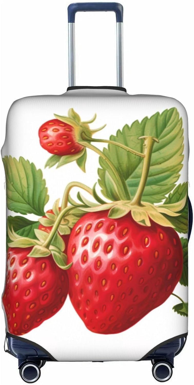 gekeu strawberry clipart print Trolley Suitcase Protective Cover ...