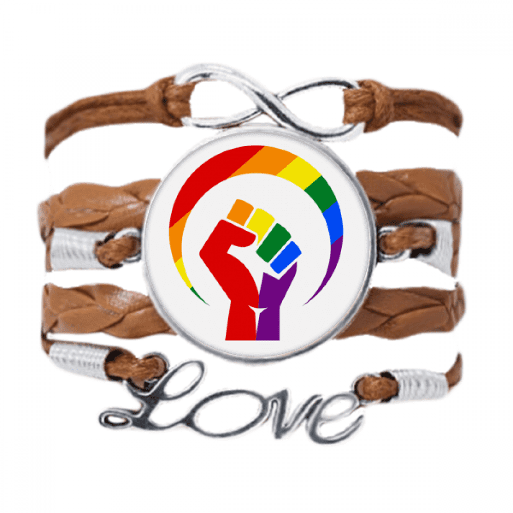gender differences around rainbow equality bracelet chain ornament ...
