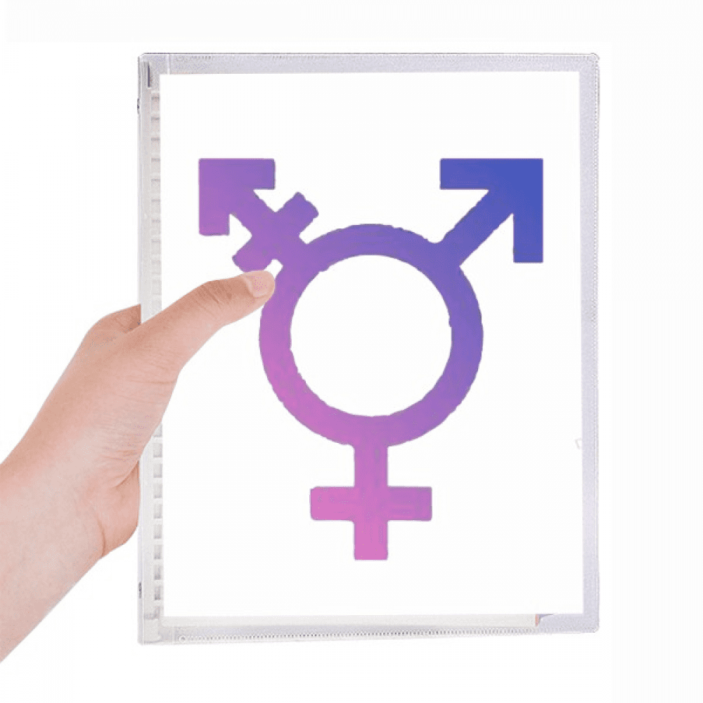 gender identity rainbow equality notebook loose diary refillable ...