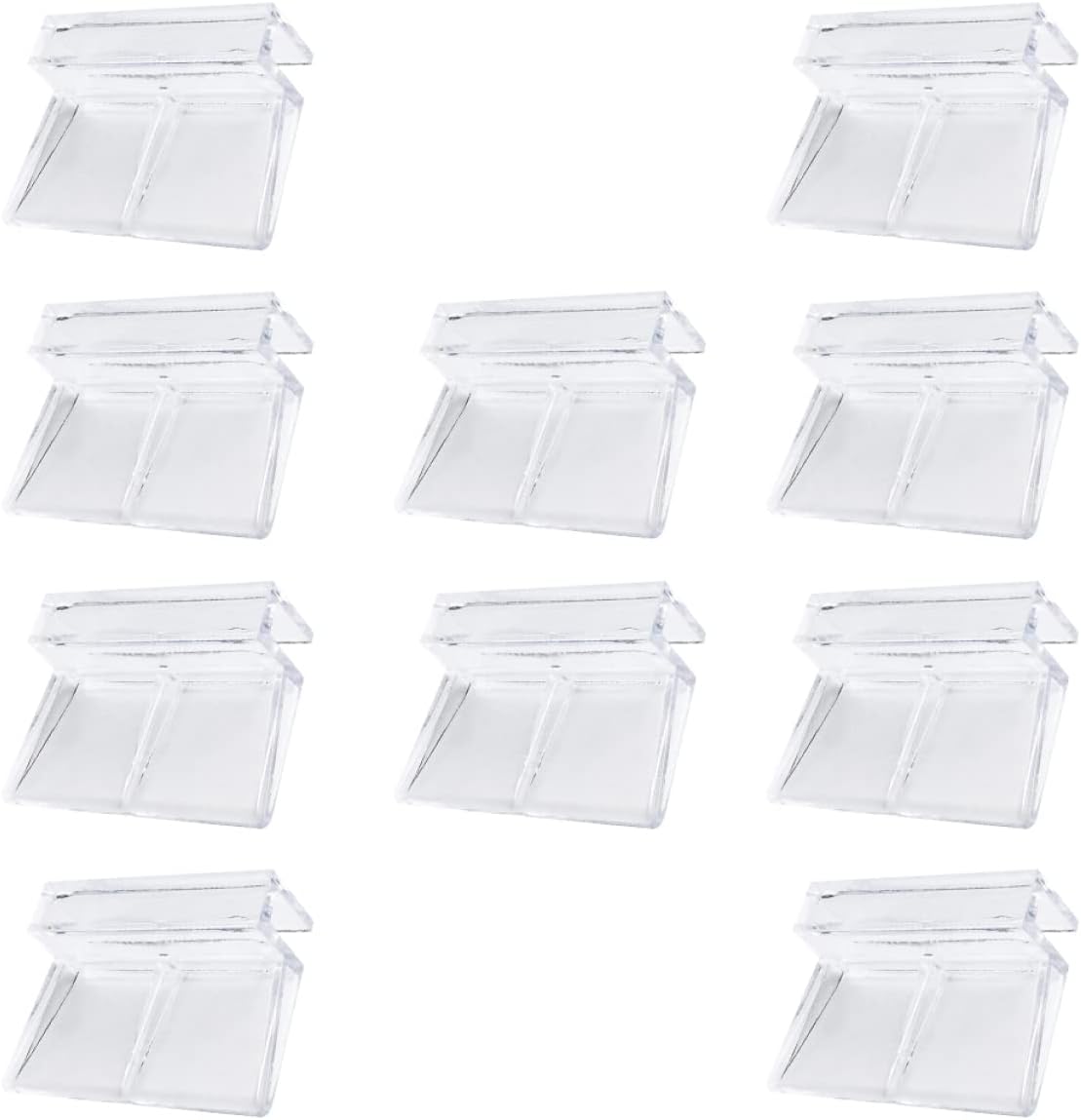 Shelf Support 10pcs Hanging Aquarium Fish Tanks Glass Cover Clip ...