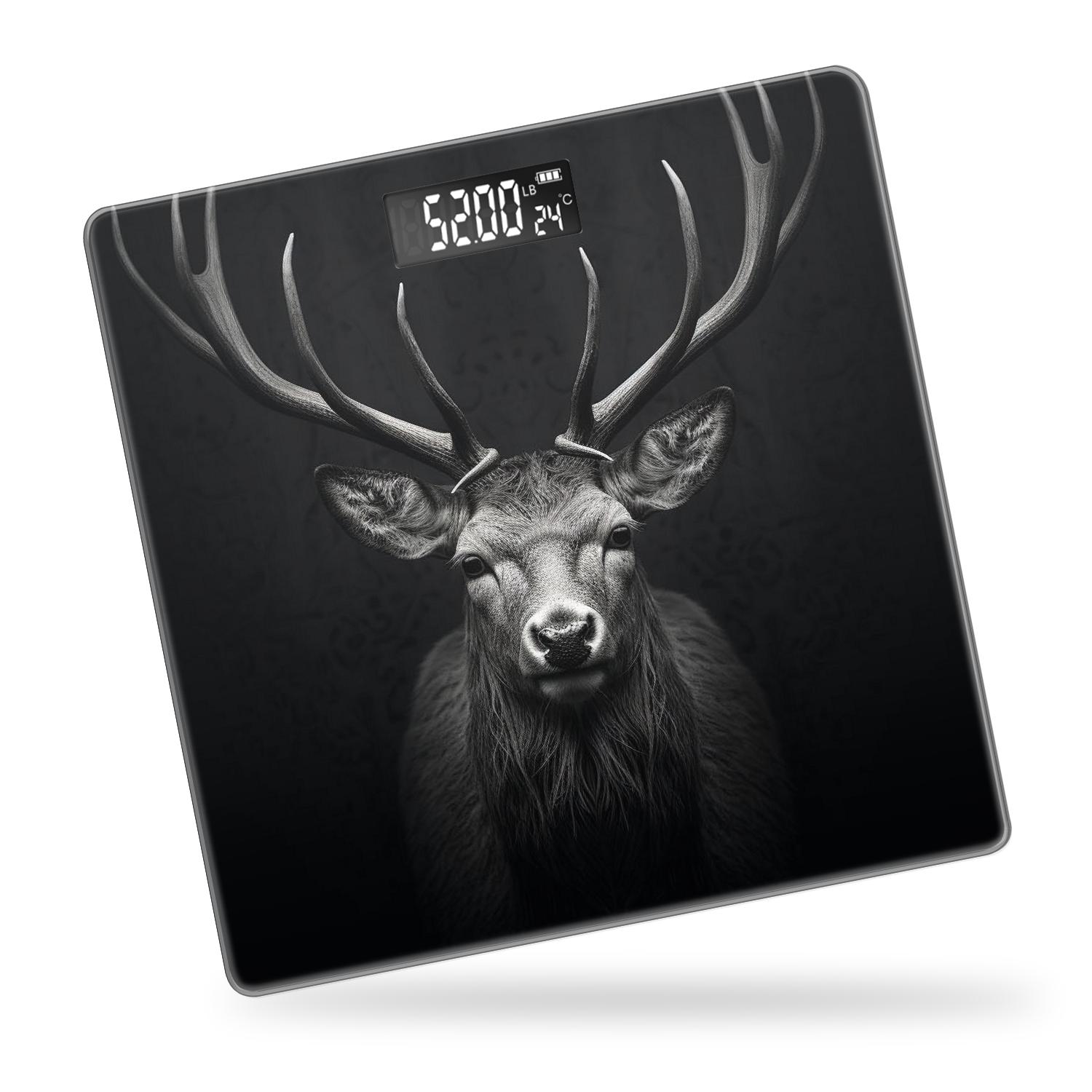 generic Digital Bathroom Scale for Deer Beautiful Drawing, Highly ...