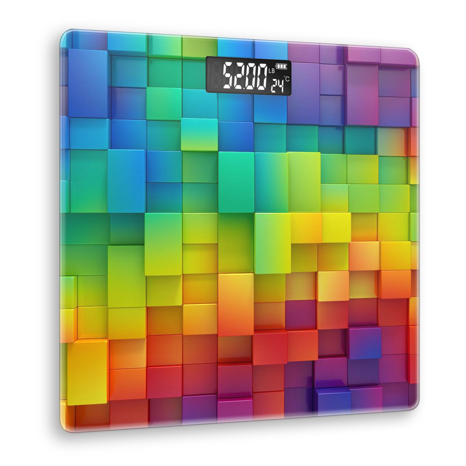 generic Digital Bathroom Scale for Rainbow Abstract Background Graceful ...
