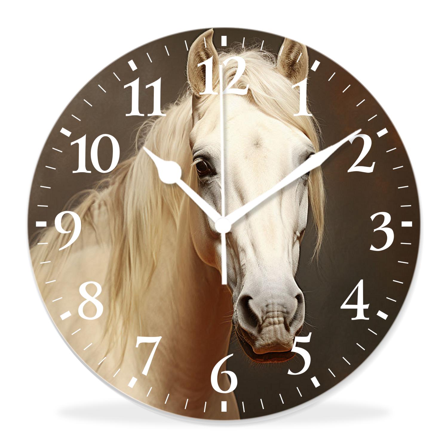 generic Silent Non Ticking 14 inch Round Wall Clocks,Retro Vintage ...