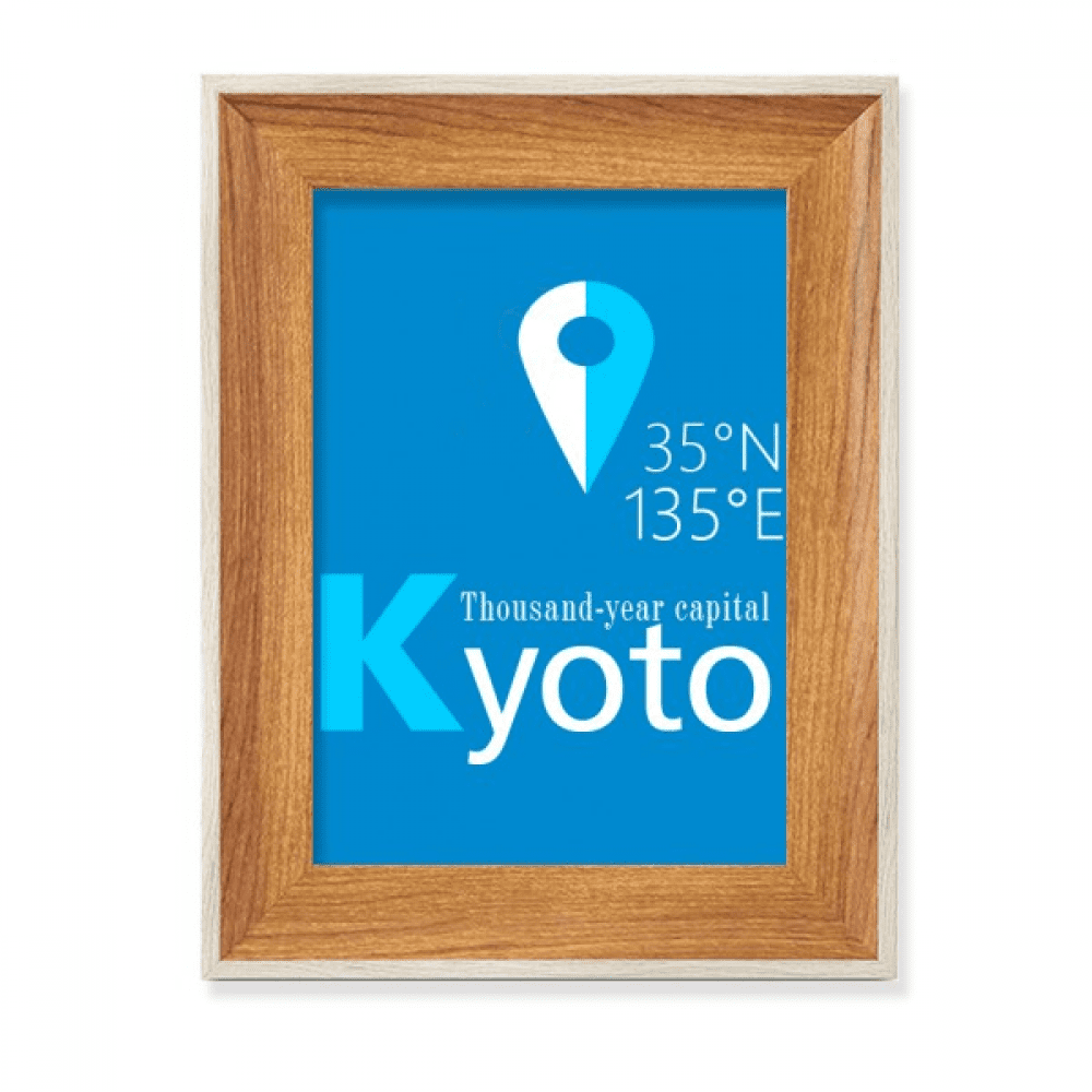 geography coordinates trave desktop wooden photo frame display picture ...