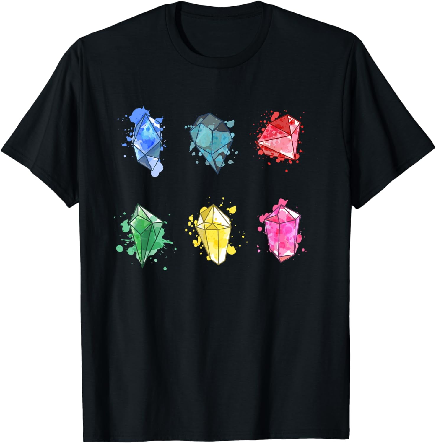 geologist minerals and gemstone crystals cute for women T-Shirt - Walmart.com