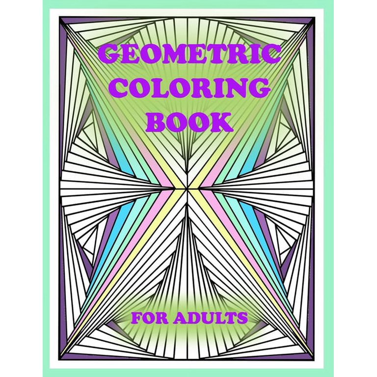 geometric coloring pages for kids