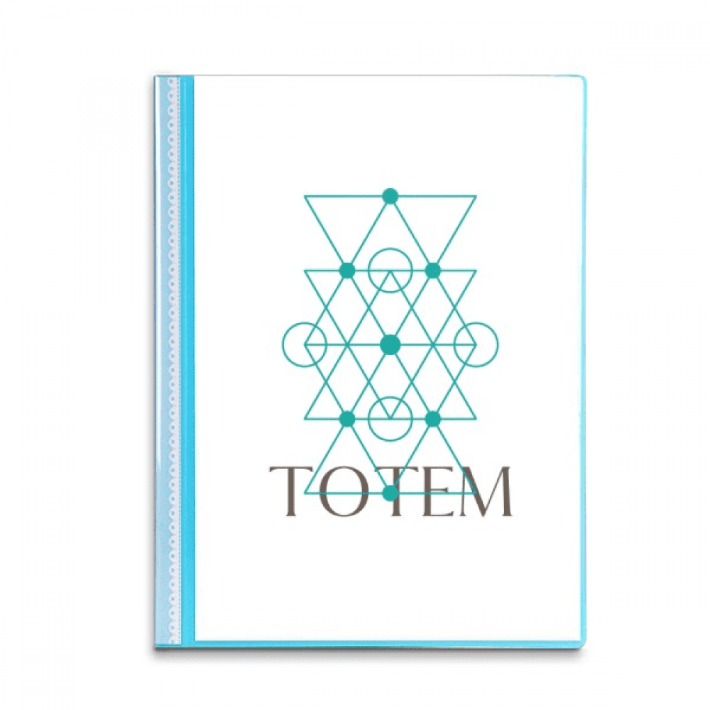 geometry line triangular Book Sheet Protectors Portfolio Binder Folder ...